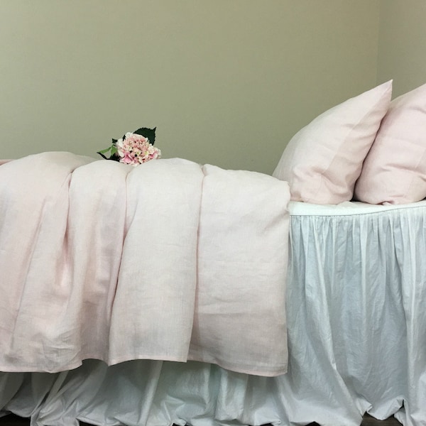 Blush Pink Linen - Etsy