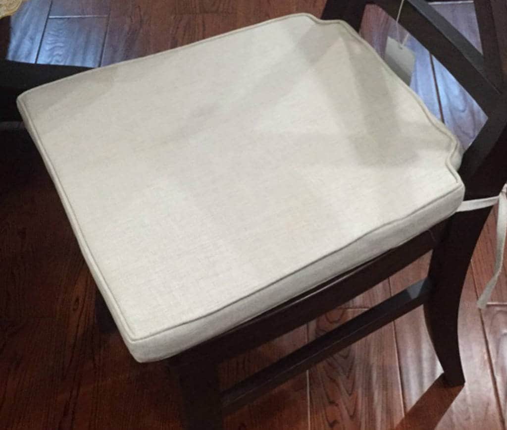 Natural Linen Chair Seat Cover Seat Slipcover Custom Made to - Etsy