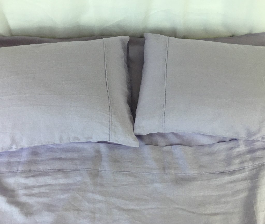 Lavender Light Purple Bed Sheets Purple Bedding Handmade in - Etsy