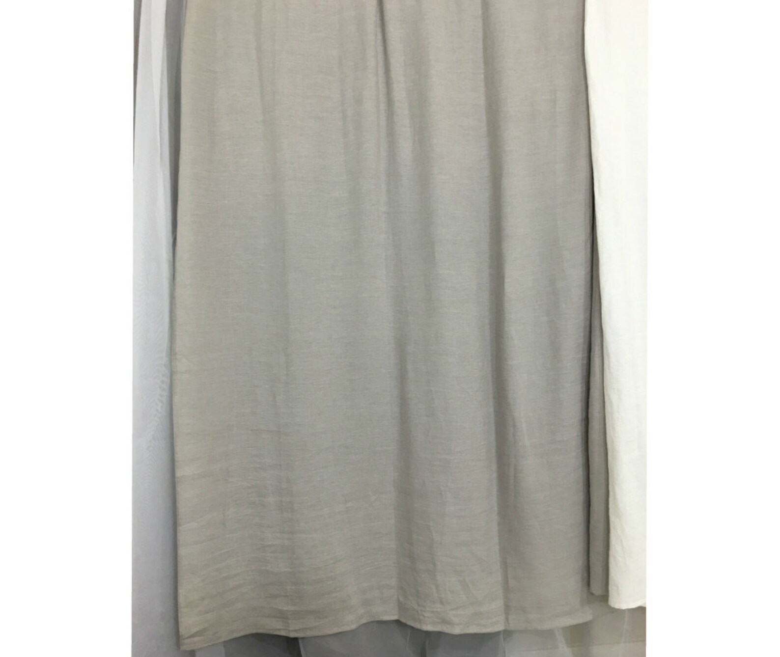 Stone Grey Linen Curtains Custom Curtains Natural Linen - Etsy