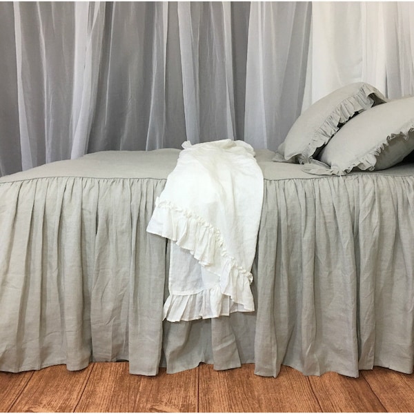 Ruffle Bedspread - Etsy