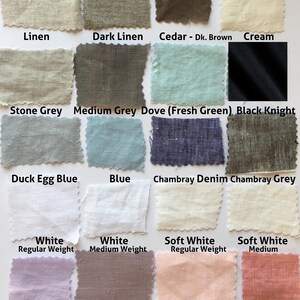 Natural Linen Bed Sheets With Crochet Lace Trim, 40+ Linen Fabric ...