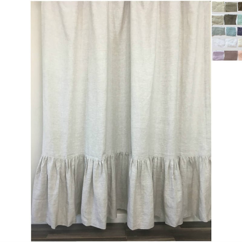 Ruffle Curtains - Etsy