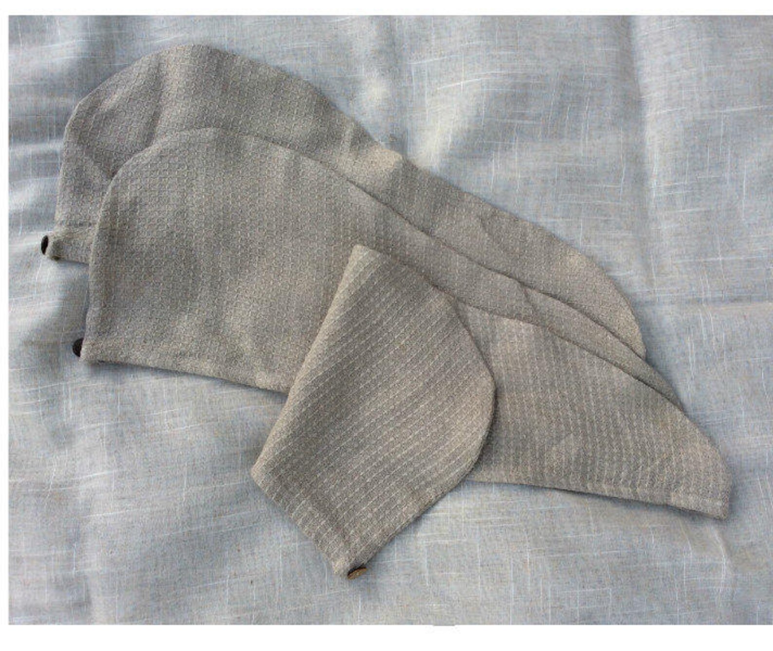 Waffle Linen Turban Hair Towel Linen Hair Turban ZERO | Etsy