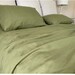 Rosemary Green Linen Top Sheet, Linen Bed Sheets, Linen Fitted Sheet ...