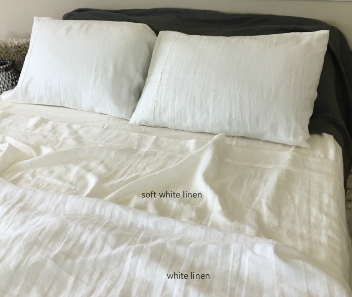 Linen Top Sheet, Linen Bed Sheets, Linen Fitted Sheet, Linen Bedding ...