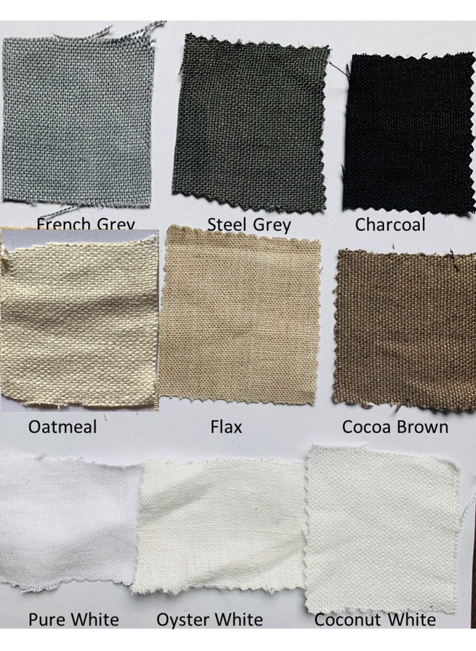 Belgian Linen Flax Bed Skirt With Tailored Pleats, Canvas Weight Linen ...
