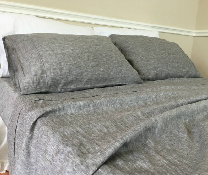 Linen Top Sheet, Linen Bed Sheets, Linen Fitted Sheet, Linen Bedding ...