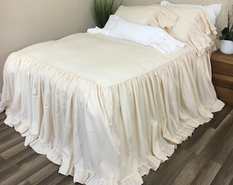 Ruffle Bedspread - Etsy