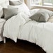 White Duvet Cover in Medium Weight Washed Linen, Custom Linen Duvet ...