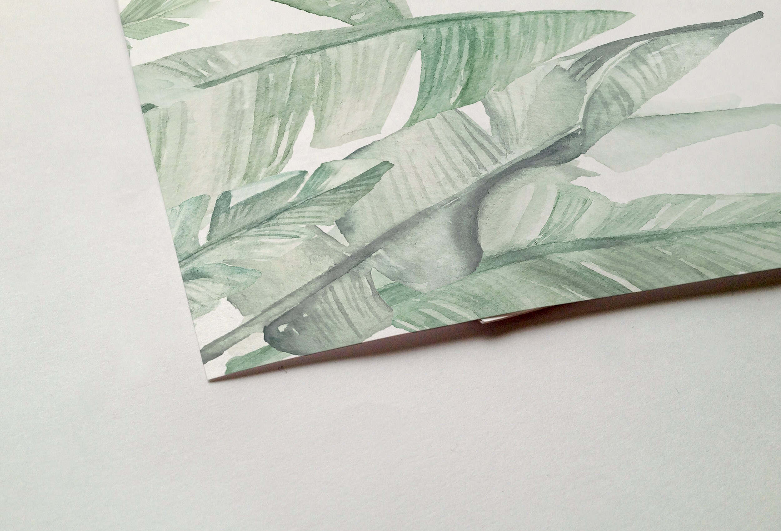 Banana Leaf Print Tropical Printables Banana Leaf Printable - Etsy