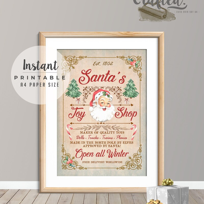 Santas Toy Shop - Etsy