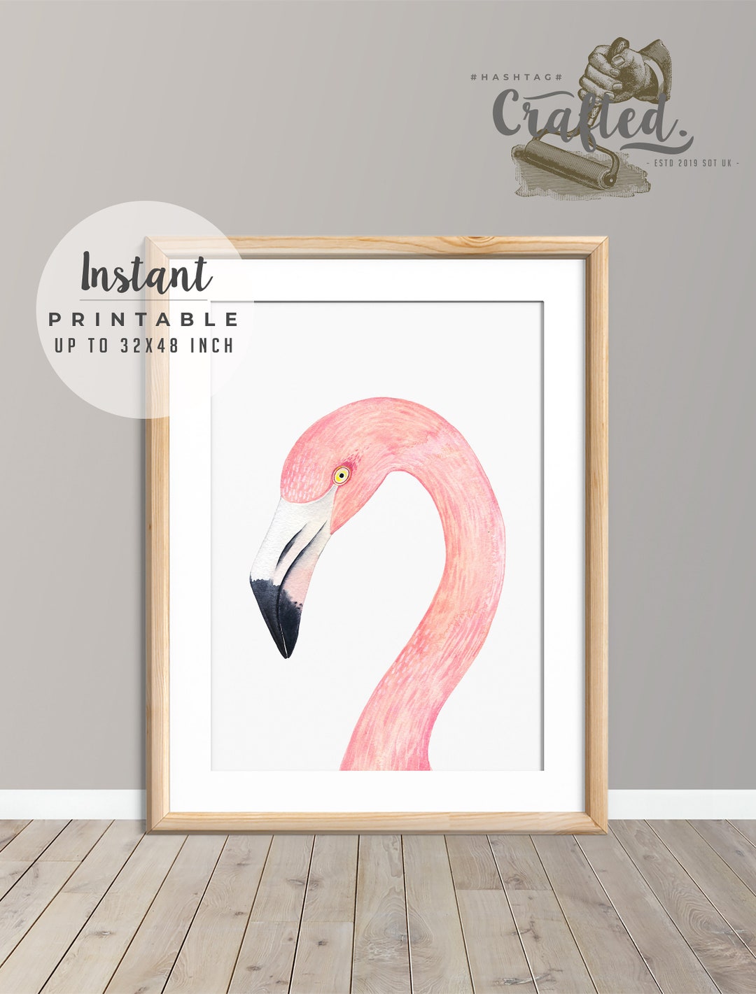 Flamingo Print, Tropical Printables, Flamingo Printable, Flamingo ...