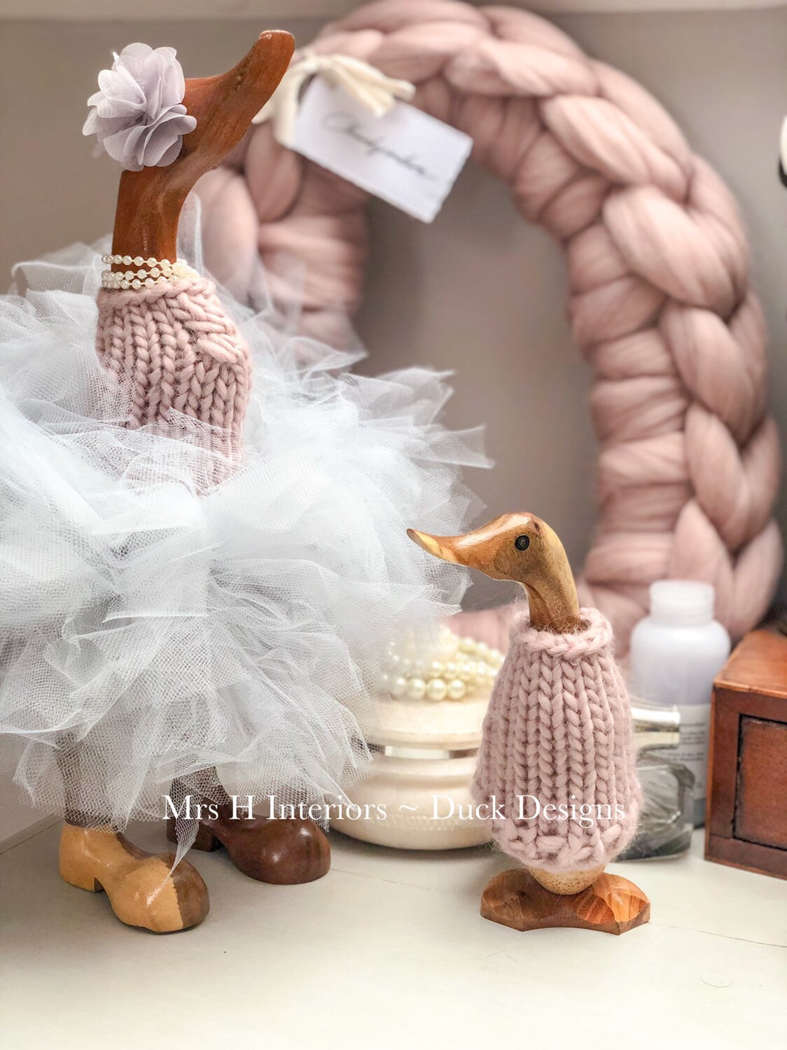 Carrie (bradshaw) Dove Grey Tutu and Soft Pink Merion Wool Jumper ...
