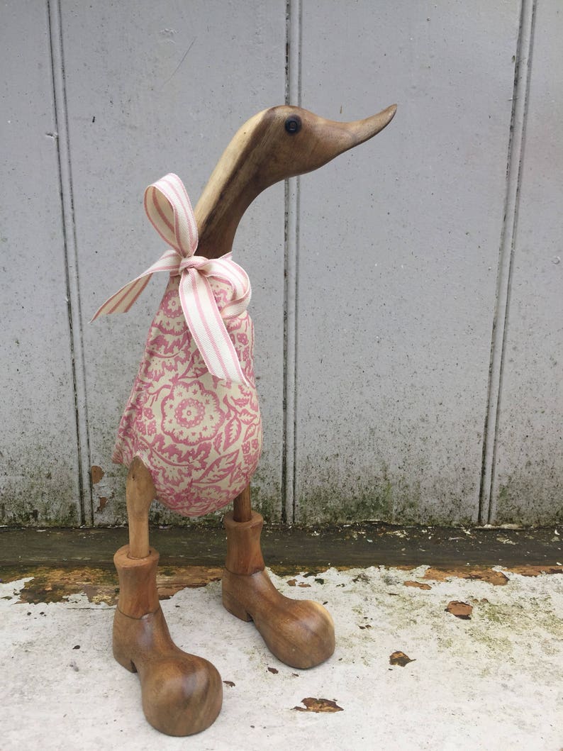 Pink Wallpaper (emma Bridgewater) - Decorated Wooden Duck in Boots by ...