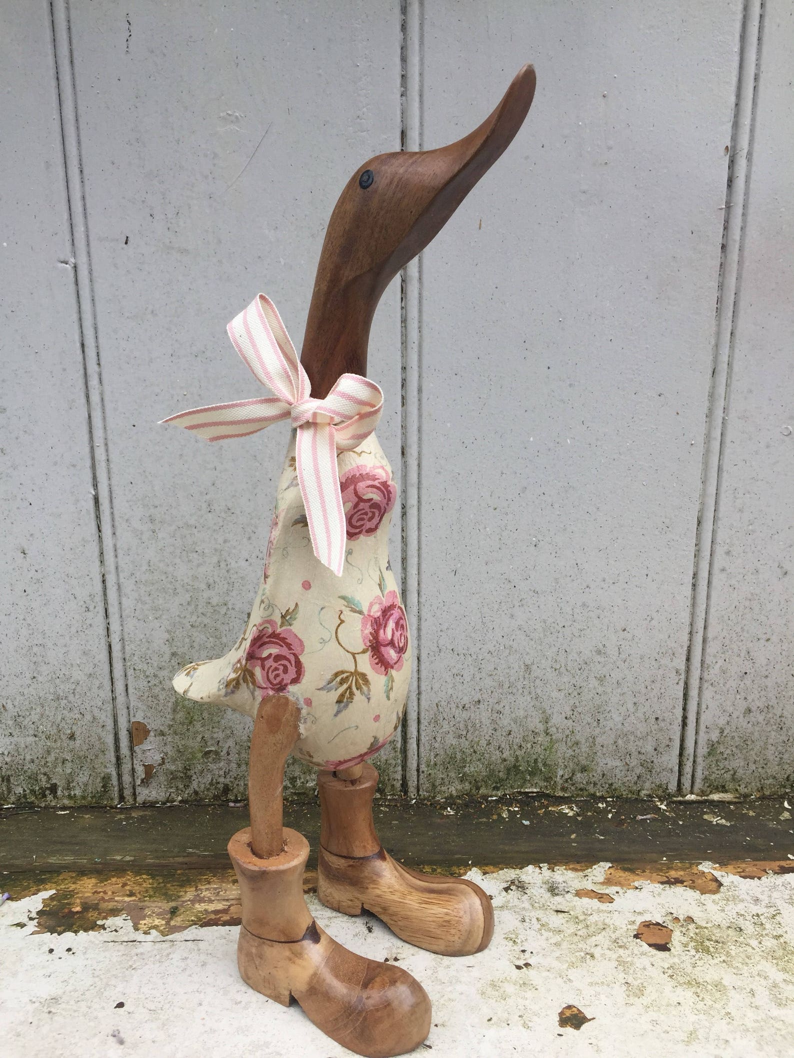 Rose & Bee (emma Bridgewater) - Decorated Wooden Duck in Boots by Mrs H ...