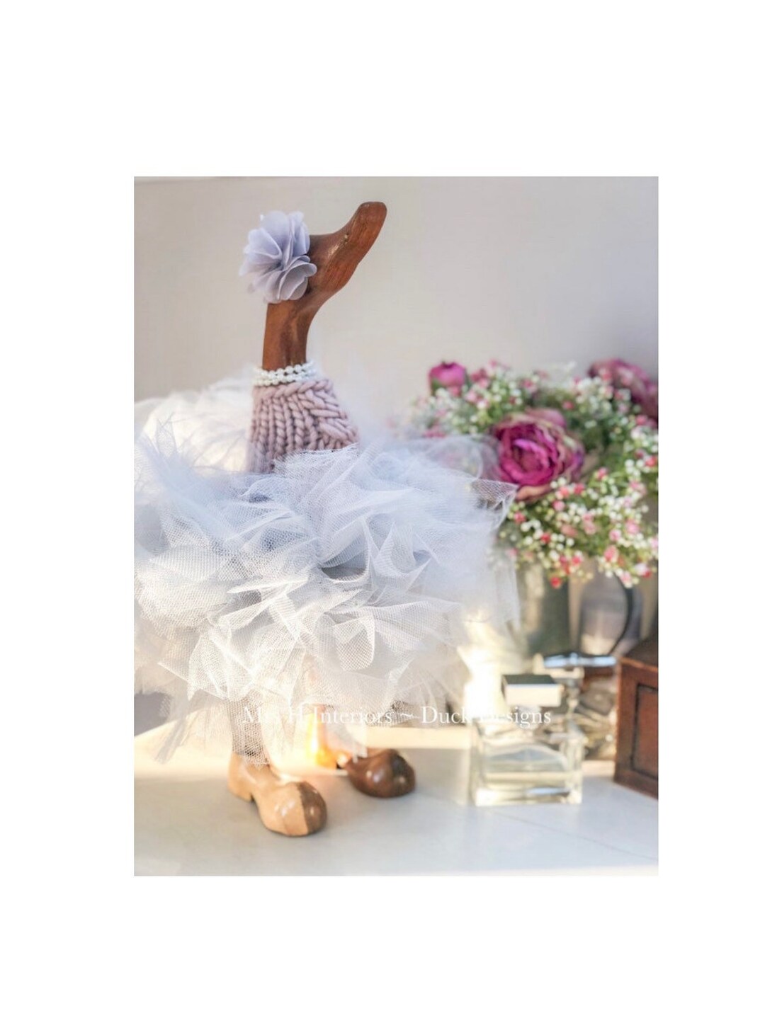 Carrie (bradshaw) Dove Grey Tutu and Soft Pink Merion Wool Jumper ...