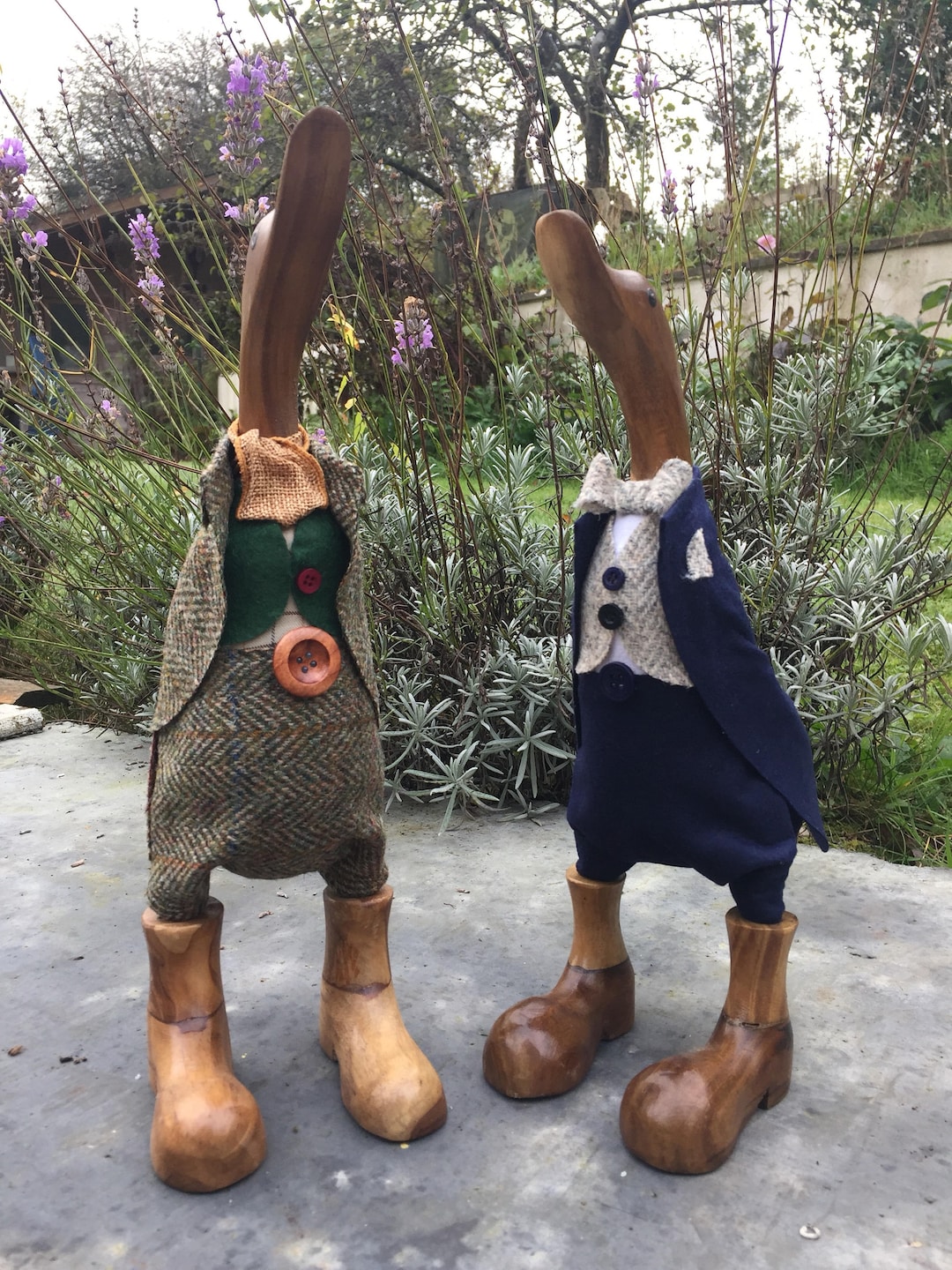 Classic British Dressed Gent Duck - Decorated Wooden Duck in Boots by ...