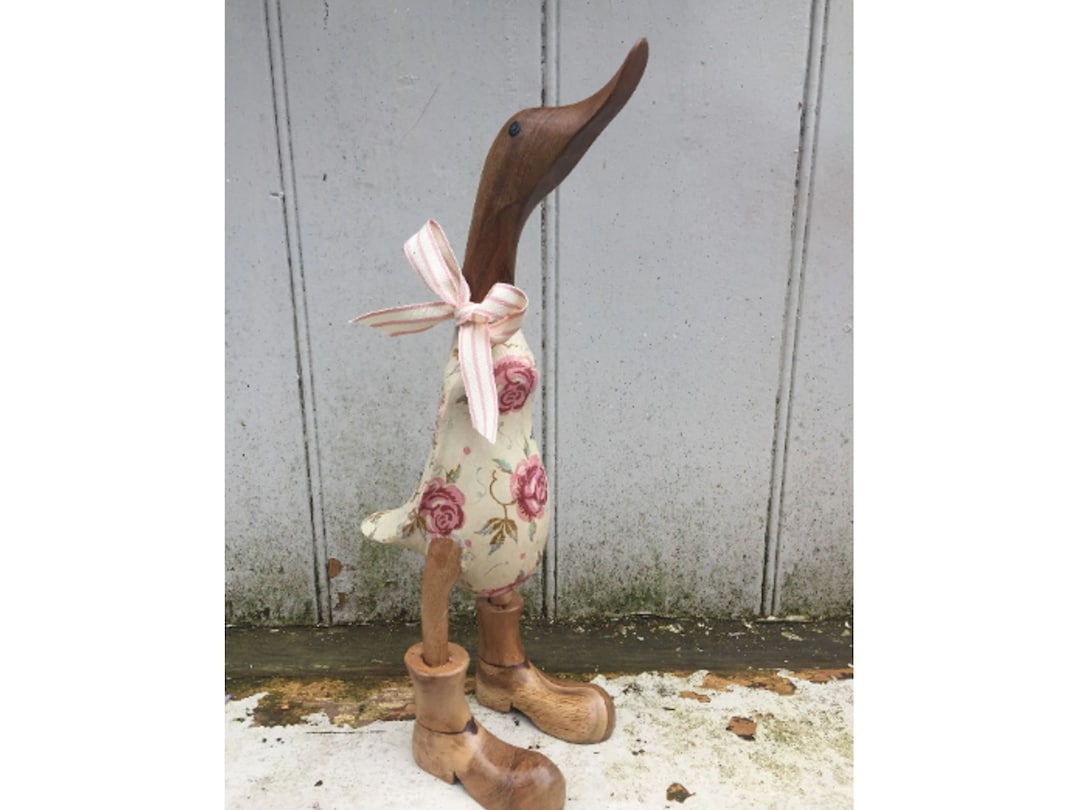 Rose & Bee (emma Bridgewater) - Decorated Wooden Duck in Boots by Mrs H ...