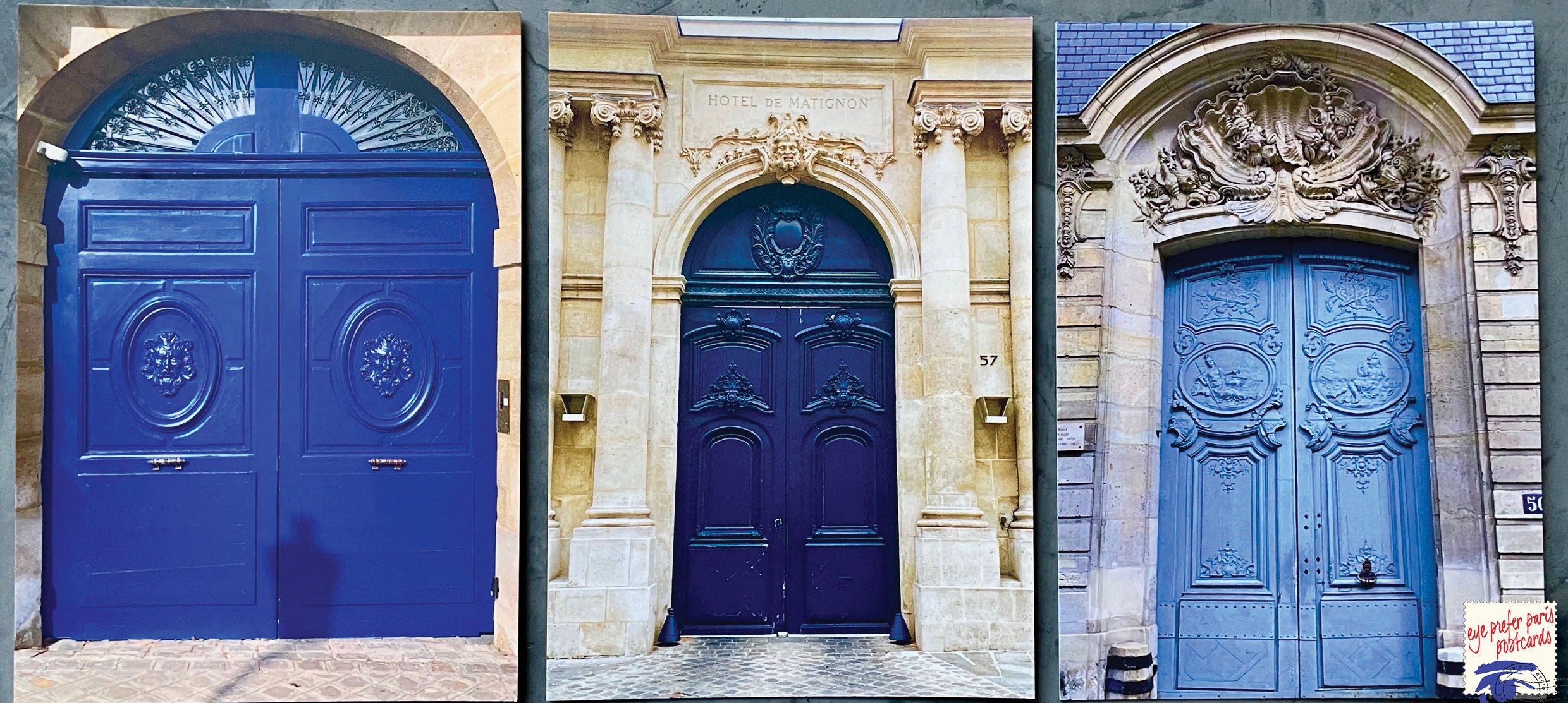 PARIS POSTCARDS, Travel Postcards, Paris Door Postcards, Paris ...