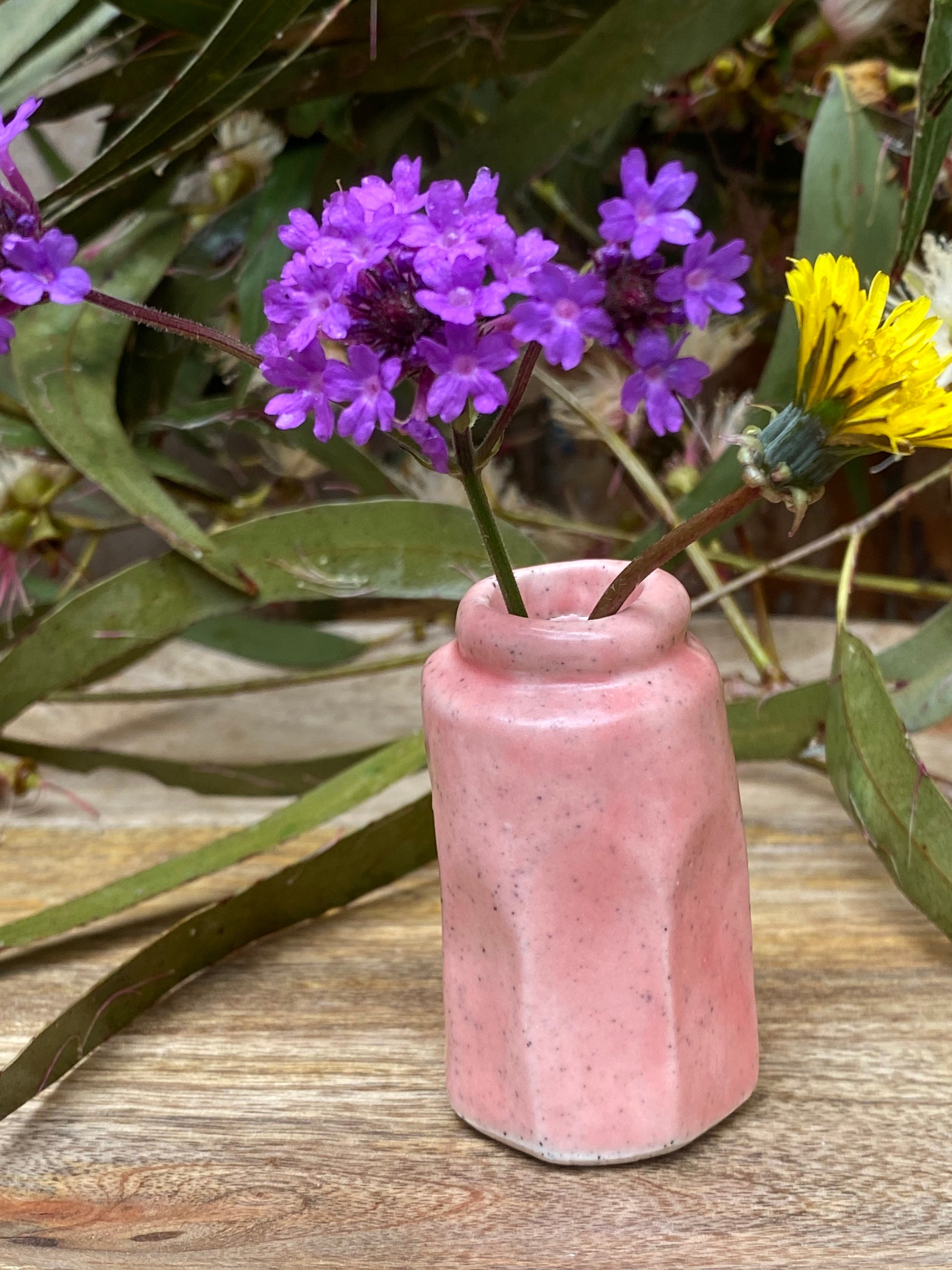 Mini Flower Vase Pottery LOVEBUD - Etsy
