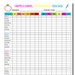 Homeschool Attendance Log, School Attendance Tracker, Attendance Record ...