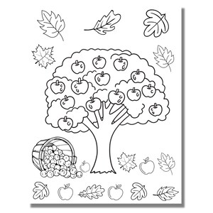 Fall Coloring Pages for Kids, Printable Coloring Pages, Autumn, Fall ...