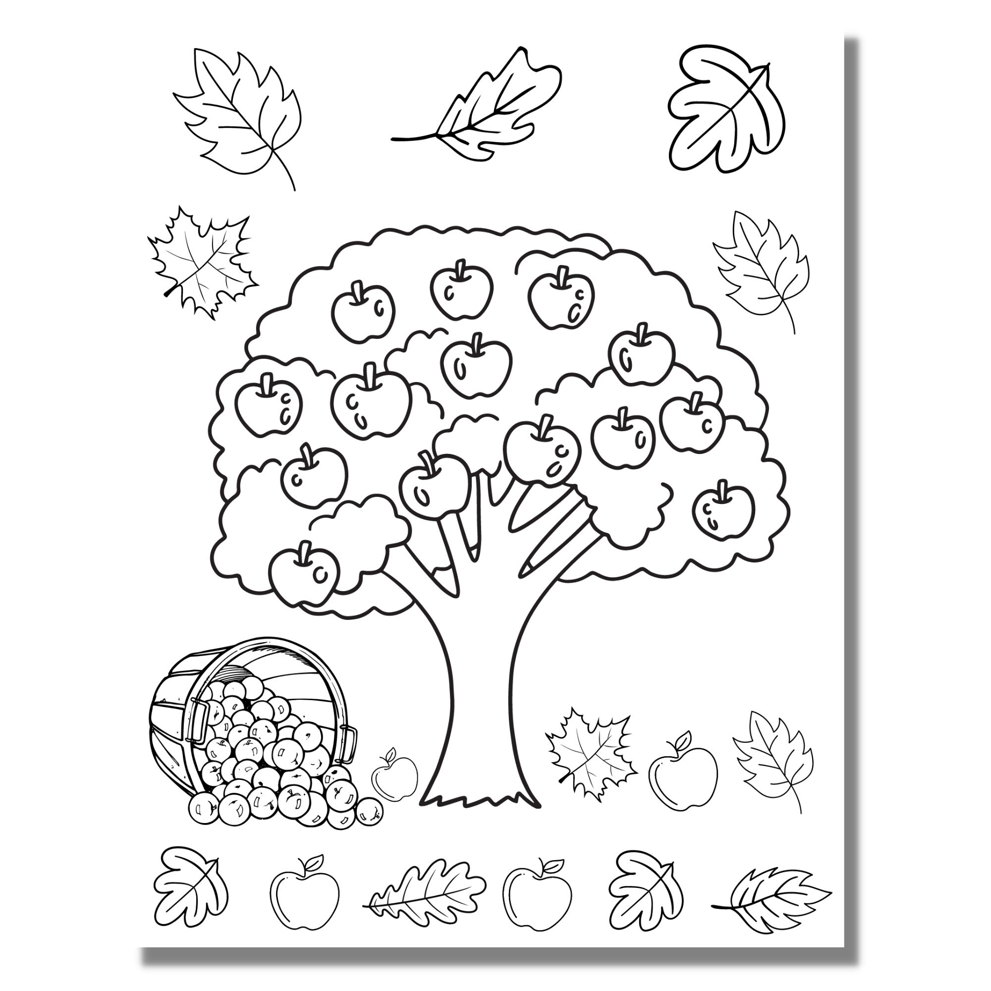 Fall Coloring Pages for Kids, Printable Coloring Pages, Autumn, Fall ...