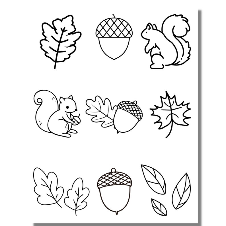 Fall Coloring Pages for Kids, Printable Coloring Pages, Autumn, Fall ...