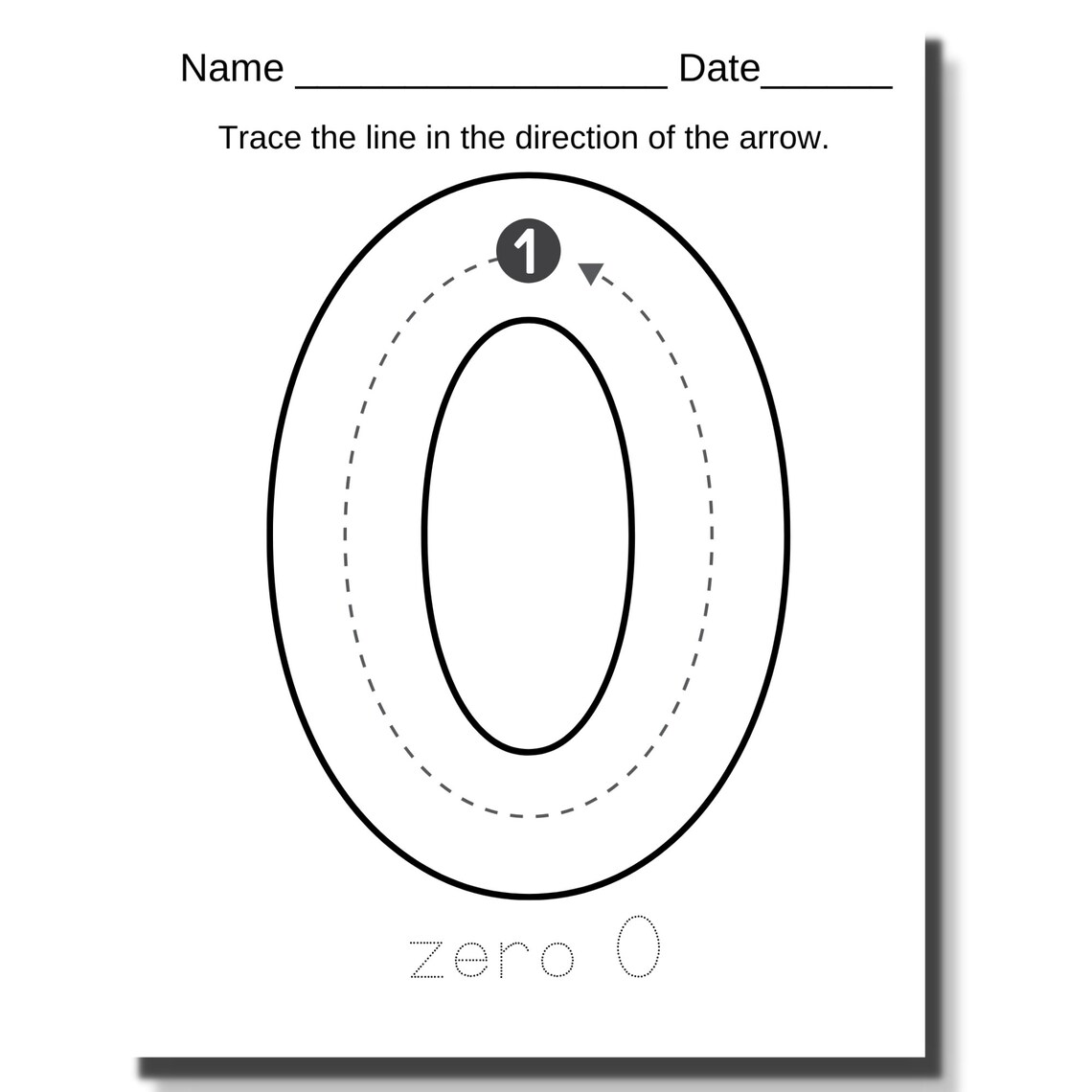 Number Tracing Worksheets, Handwriting Practice, Worksheets, Preschool ...