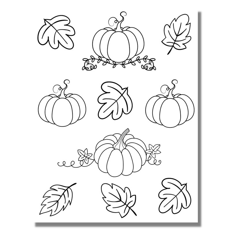 Fall Coloring Pages for Kids, Printable Coloring Pages, Autumn, Fall ...
