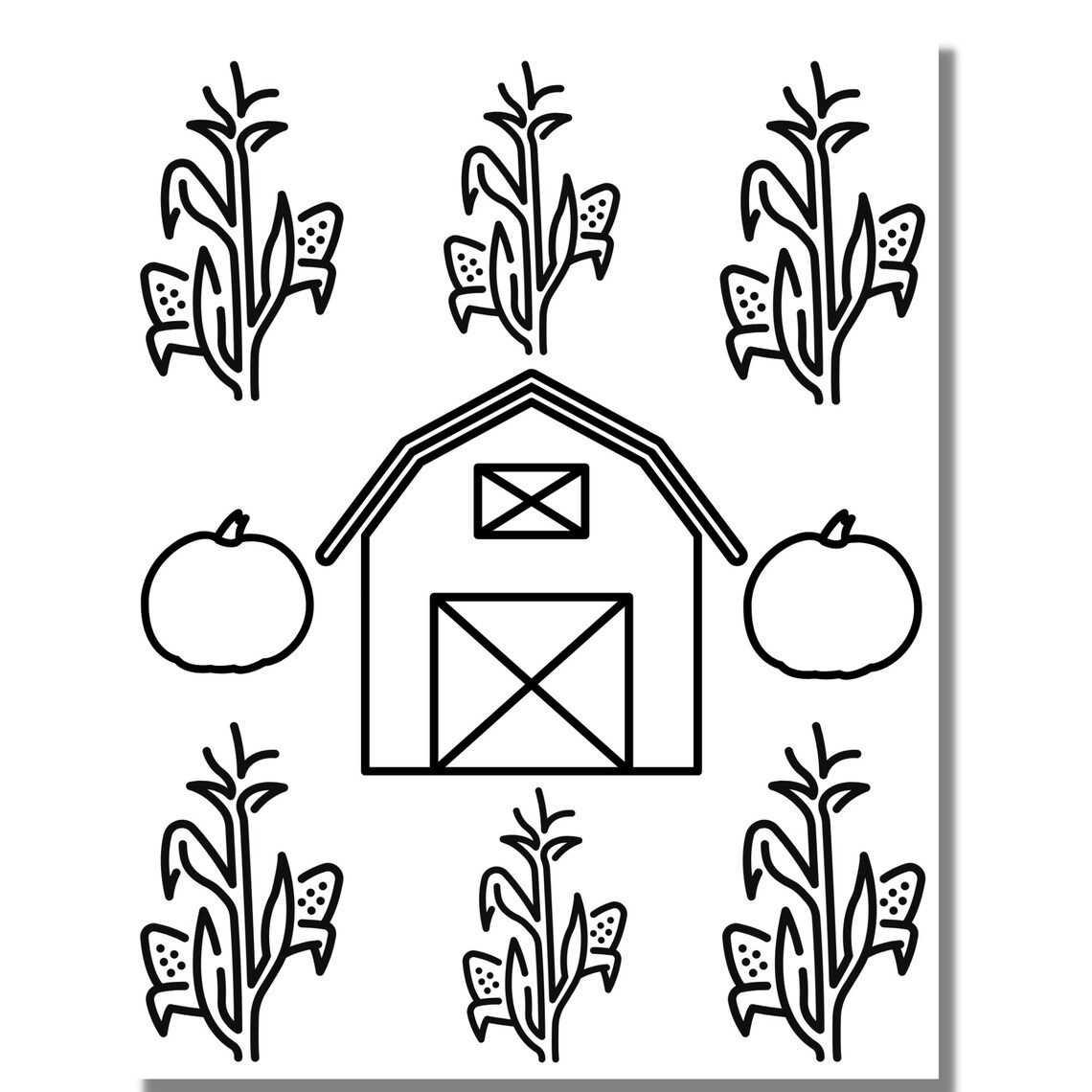 Fall Coloring Pages for Kids, Printable Coloring Pages, Autumn, Fall ...