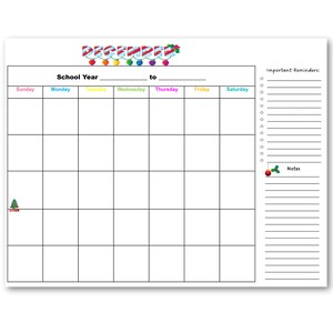 School Calendar, Homeschool Calendar, Homeschool Planner, Month to ...