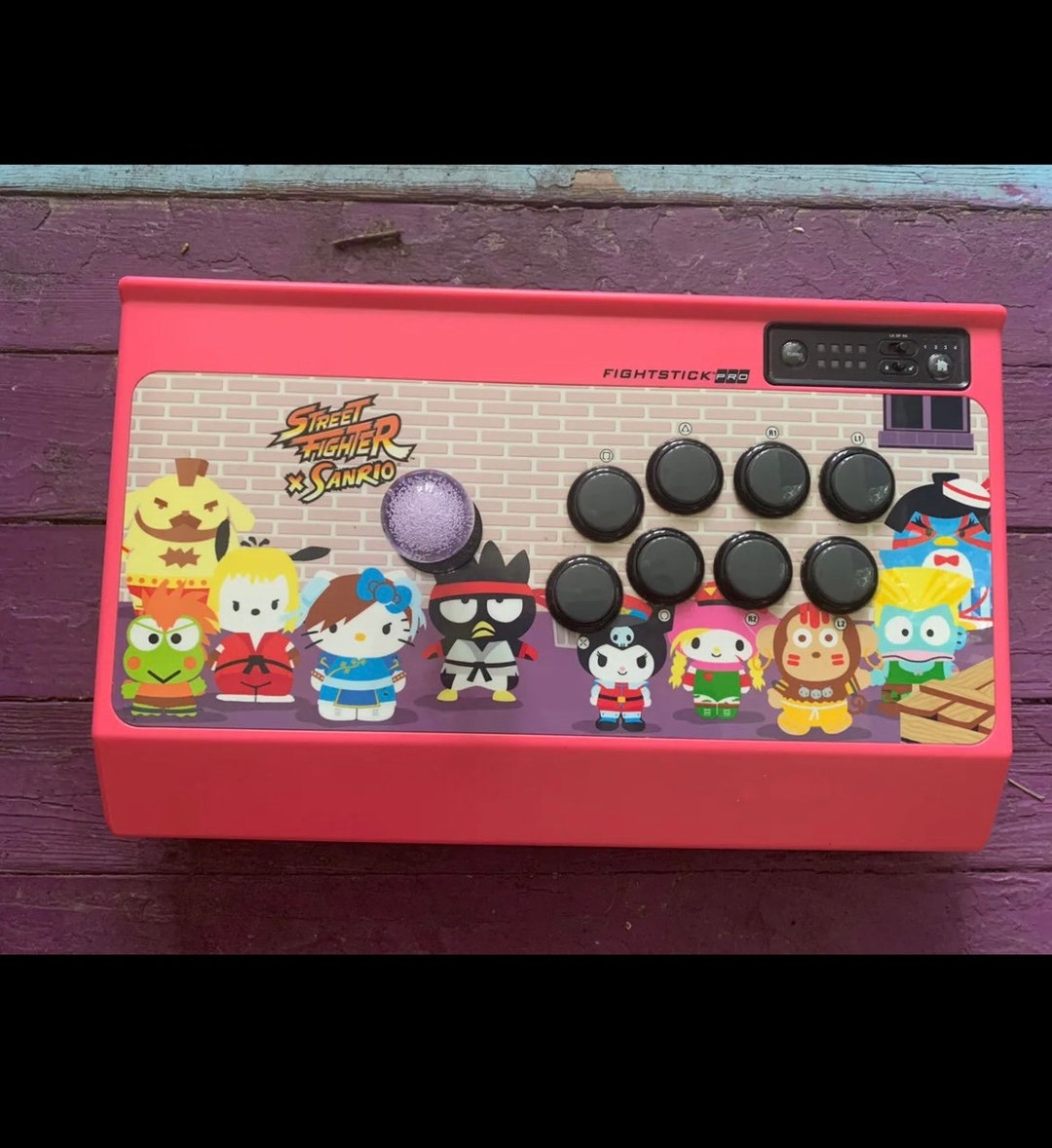 Mad Catz Sanrio Hello Kitty Street Fighter Fight Stick Pro Playstation ...