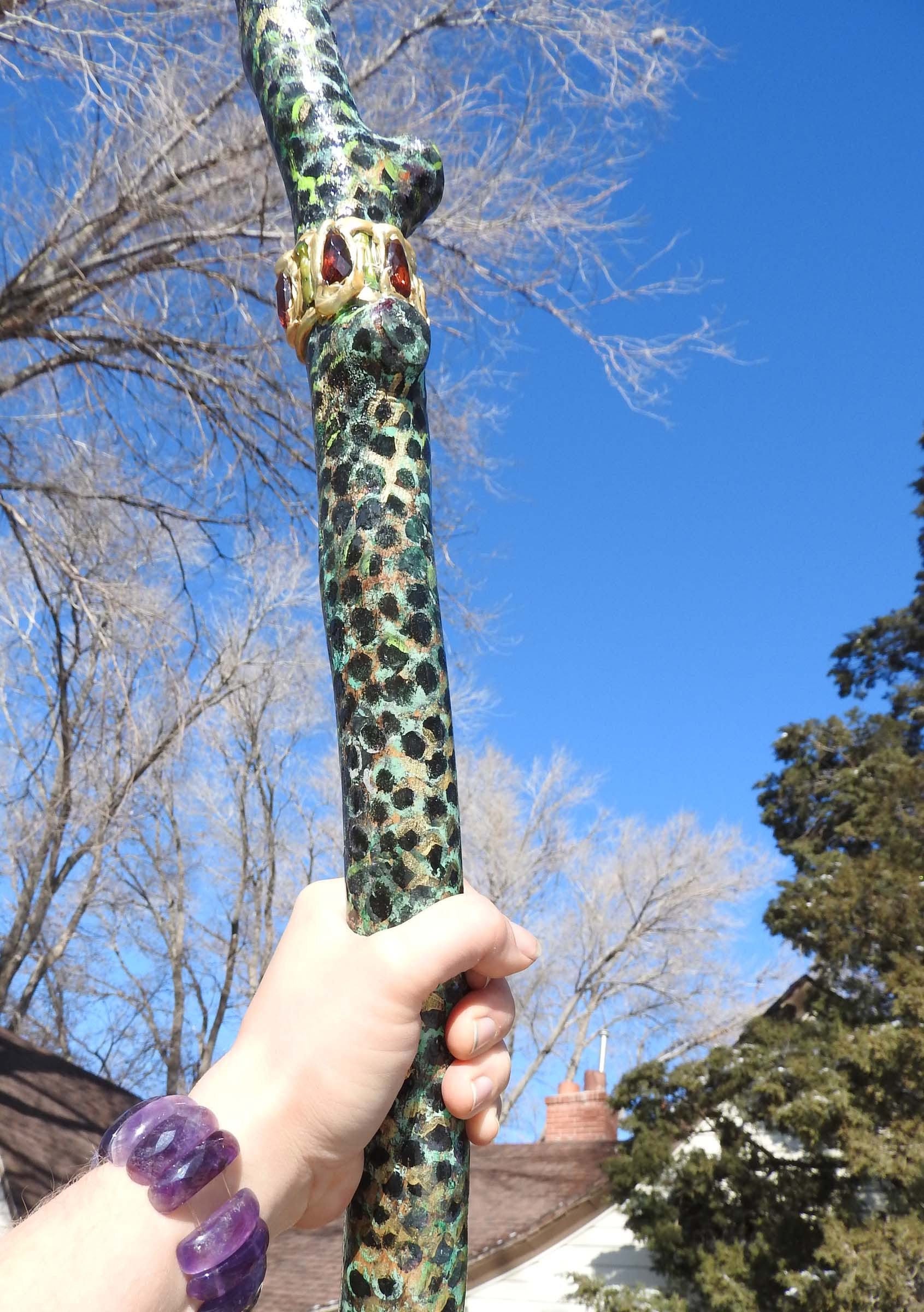 Dragon Staff, Sorcerer Staff, Wizard Staff - Etsy