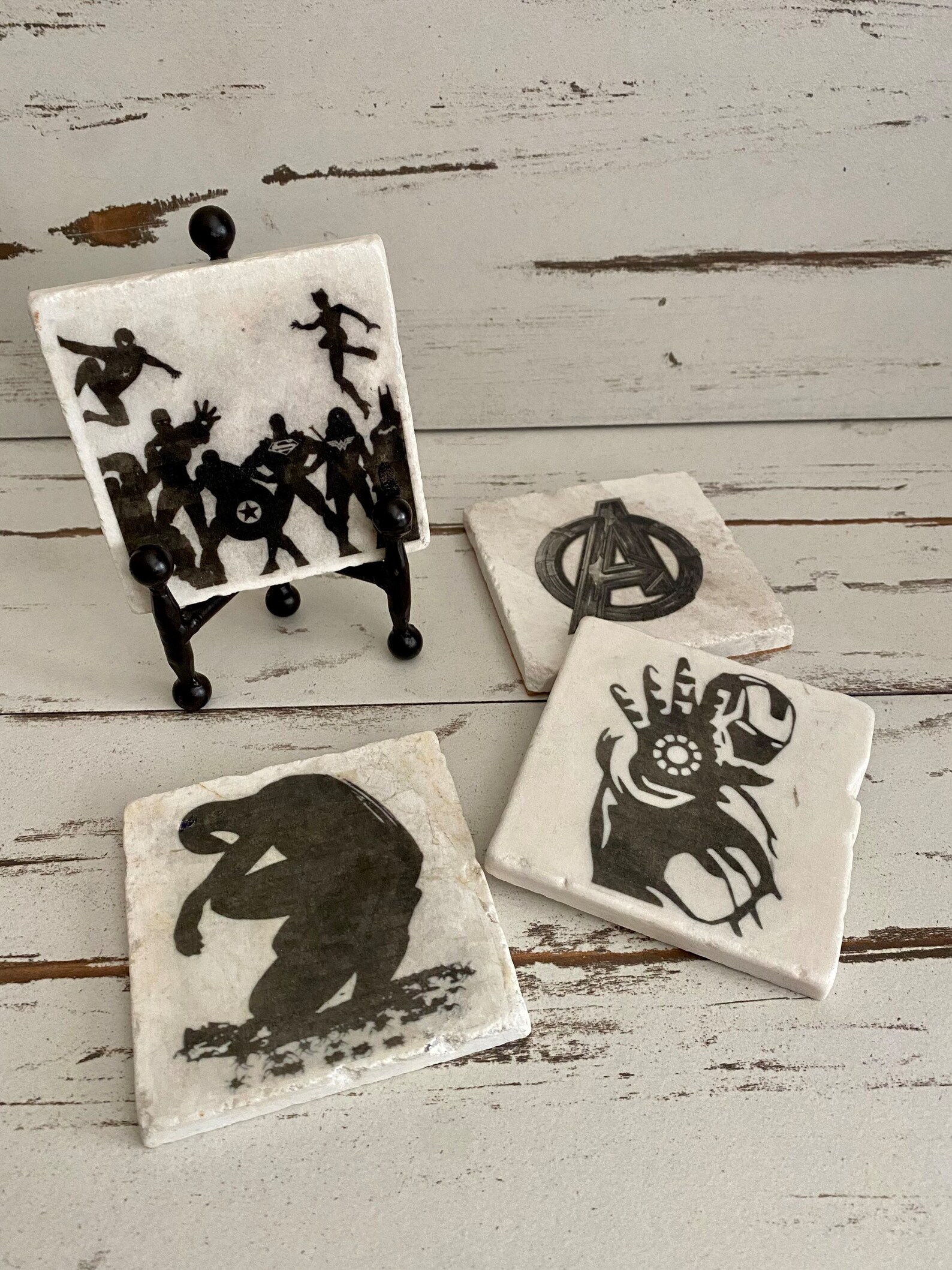 The Avengers Coasters - Etsy