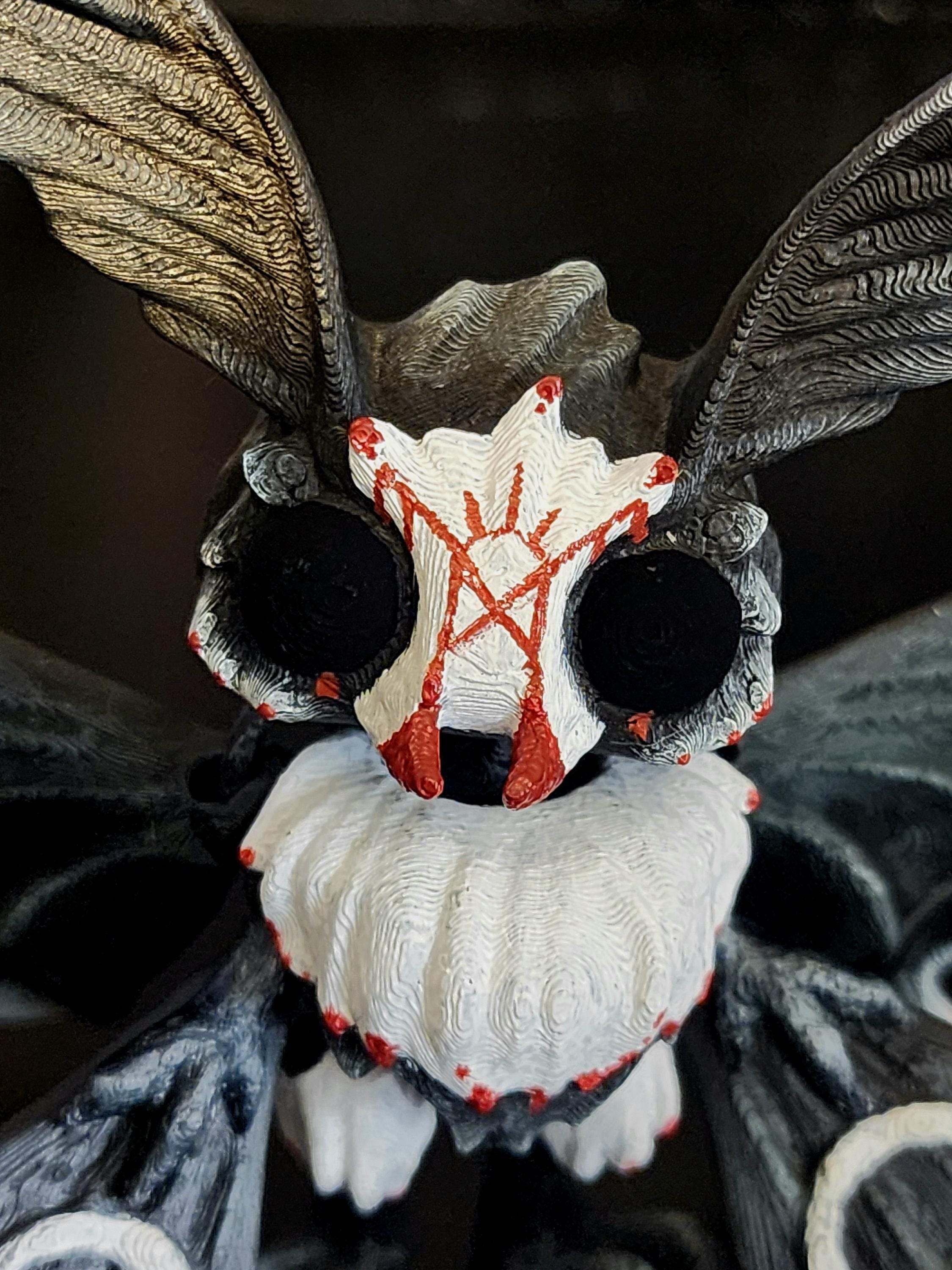 ST Articulated Mothman 3D Print handpainted - Etsy