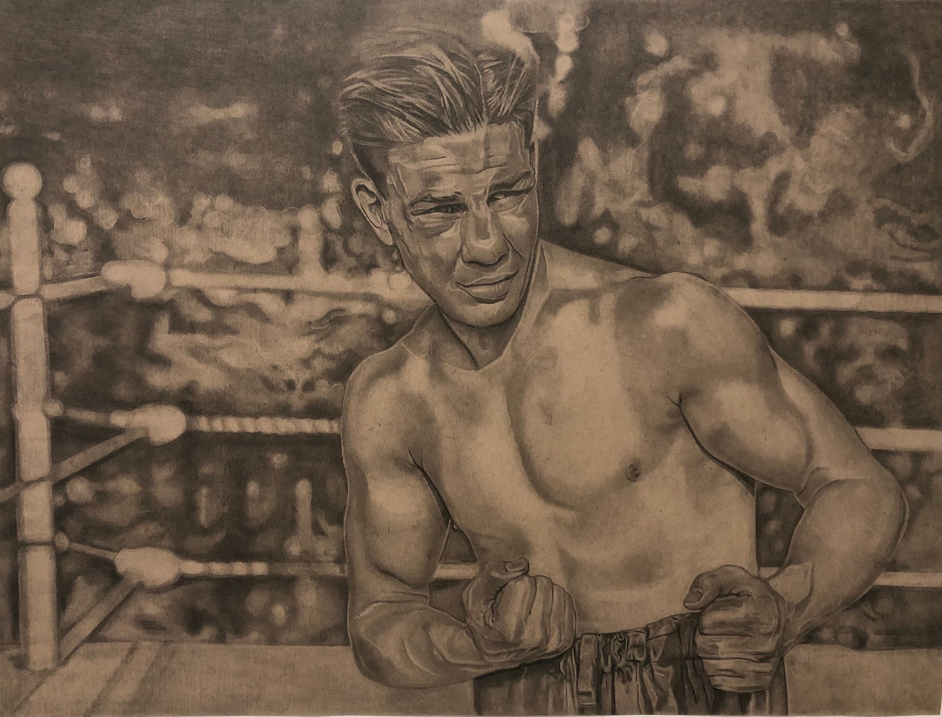 Harry Greb Original Drawing - Etsy