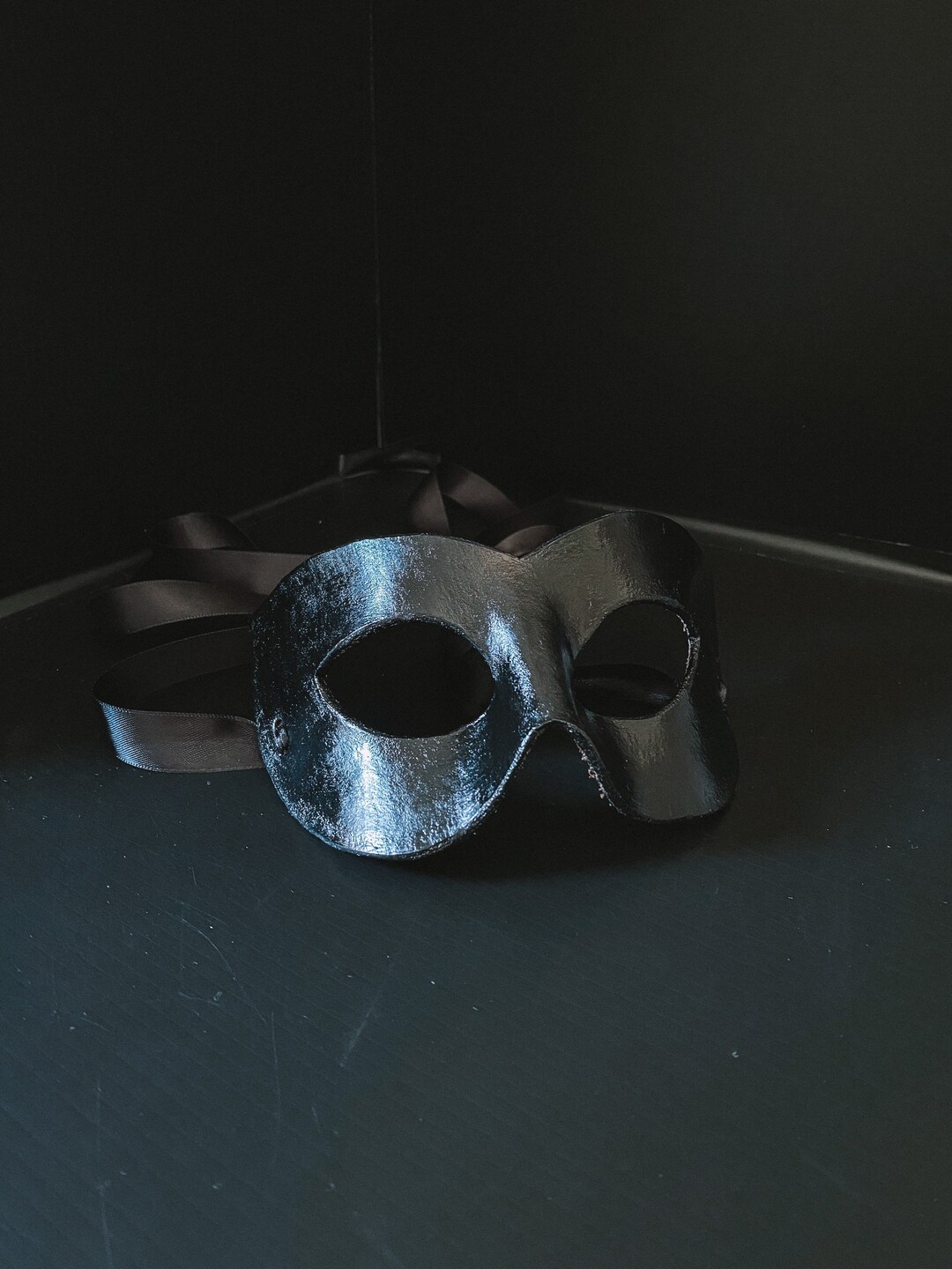 Persona 5 Phantom Thiefs Haru Okumura/noir Leather Mask - Etsy