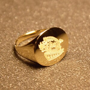 Kingsman Ring / Personalized / Signature / Engraving / Sterling Silver ...