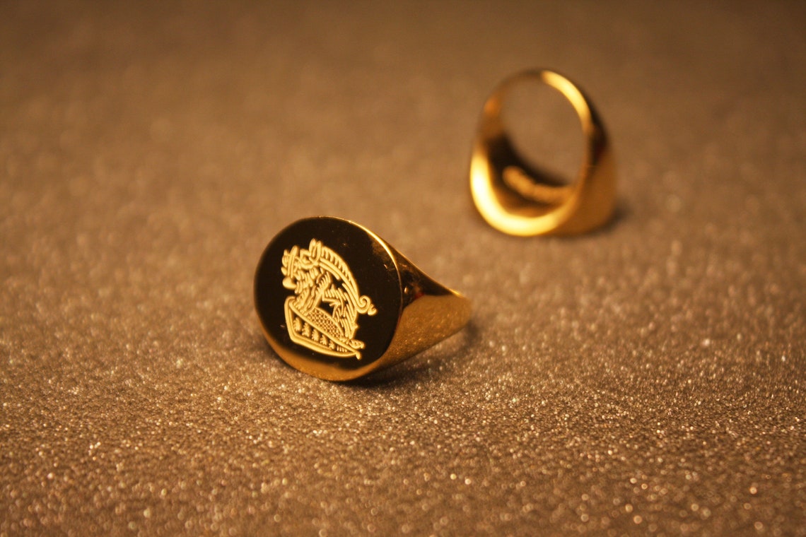 KingsMan Ring / Personalized / Signature / Engraving / | Etsy