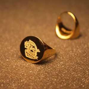 Kingsman Ring / Personalized / Signature / Engraving / Sterling Silver ...