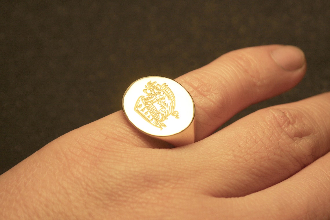 KingsMan Ring / Personalized / Signature / Engraving / | Etsy