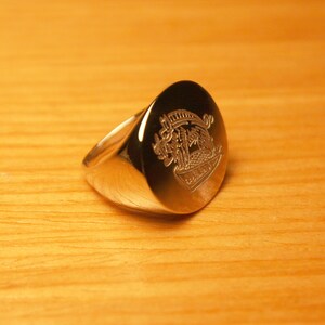 Kingsman Ring / Personalized / Signature / Engraving / Sterling Silver ...