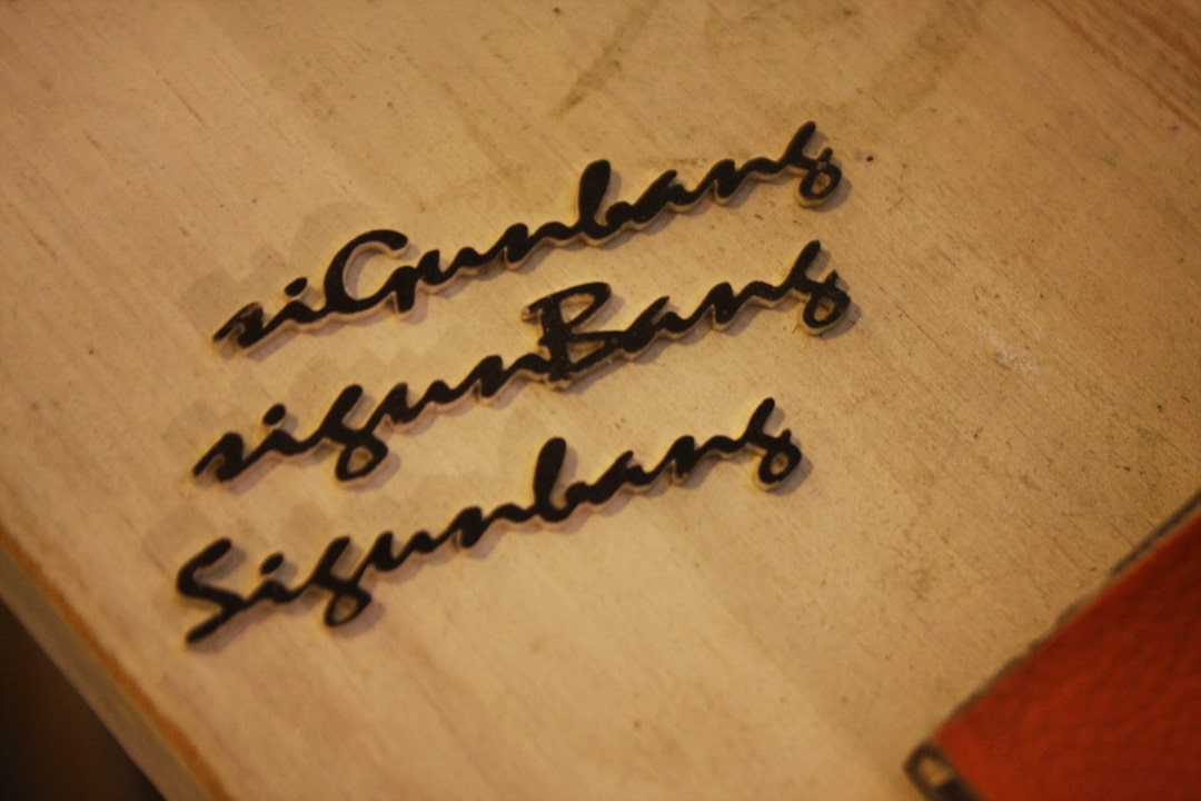 Initial Ring / Personalized / Signature / Engraving / Sterling Silver ...