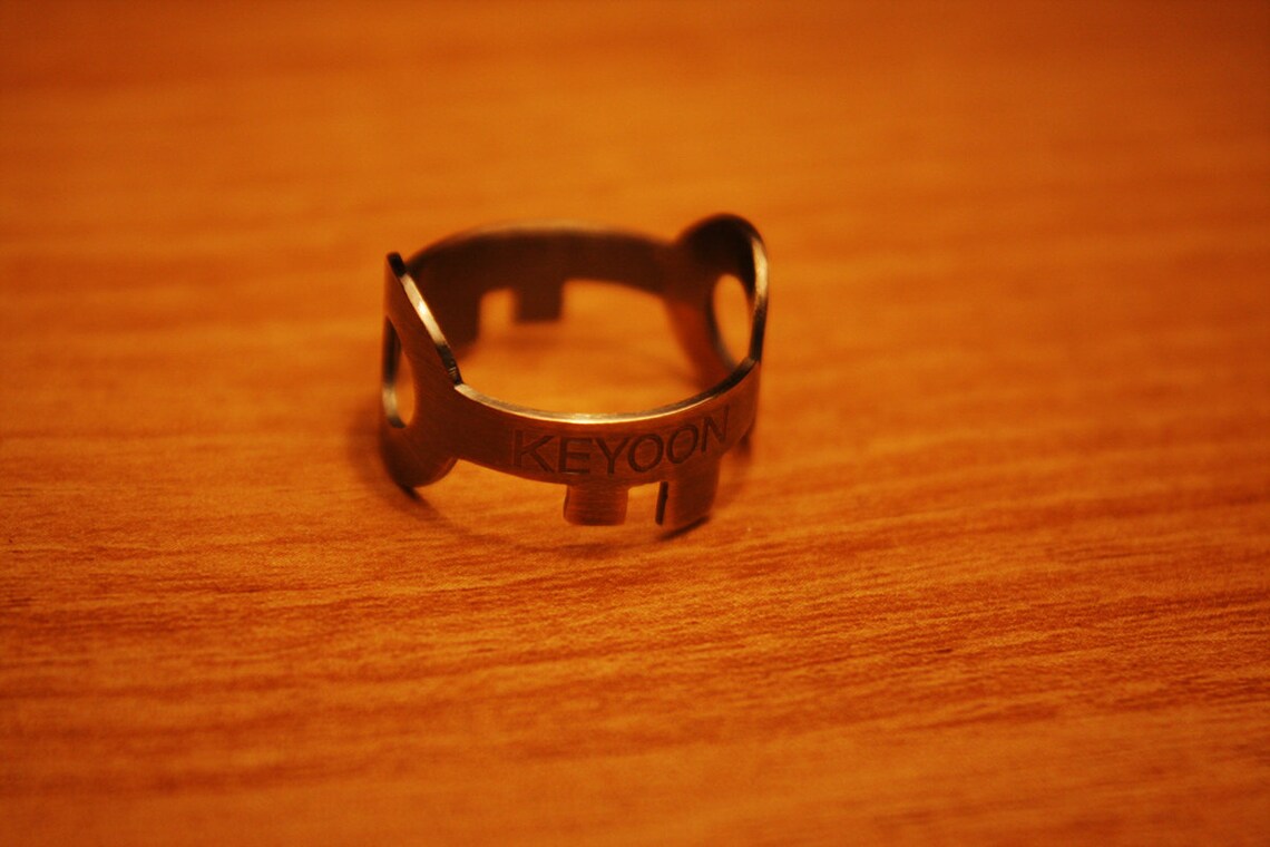 Key Ring / Initial Ring / Personalized / Signature / Engraving - Etsy