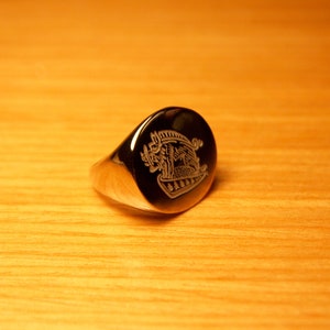 Kingsman Ring / Personalized / Signature / Engraving / Sterling Silver ...