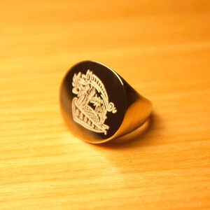 Kingsman Ring / Personalized / Signature / Engraving / Sterling Silver ...