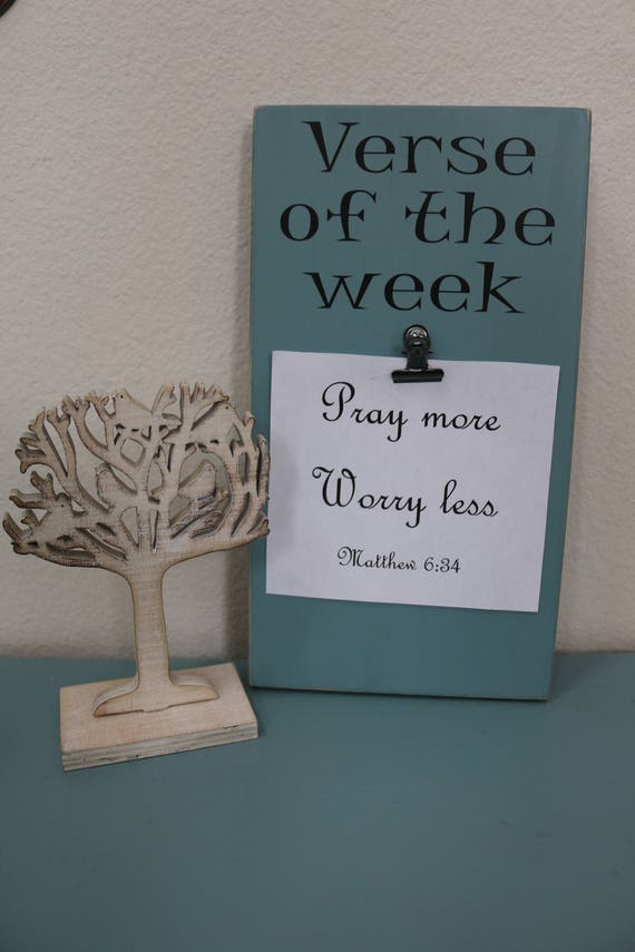 Verse of the Week Board Scripture Board Inspirational | Etsy