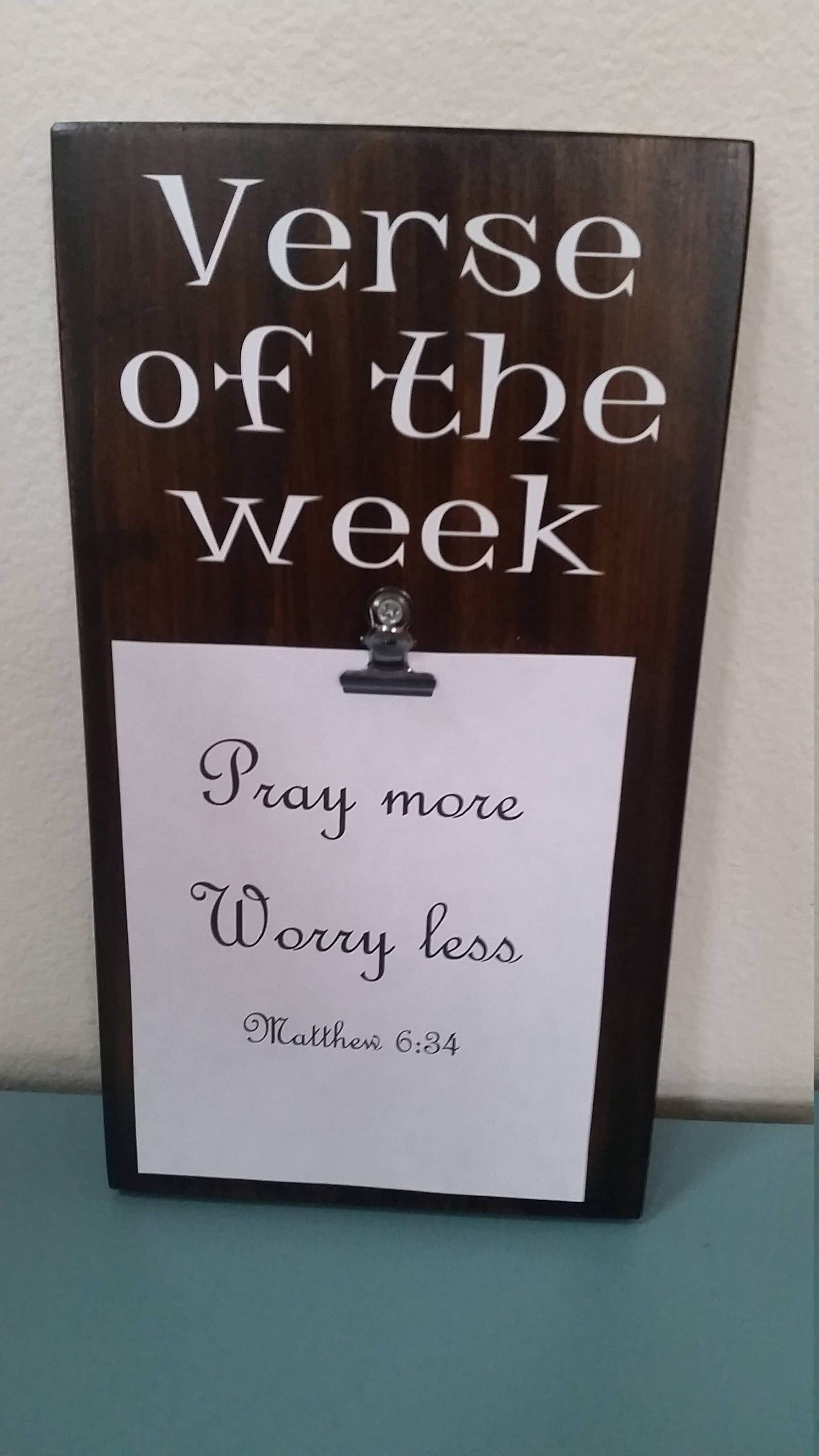 Verse of the Week Board Scripture Board Inspirational - Etsy
